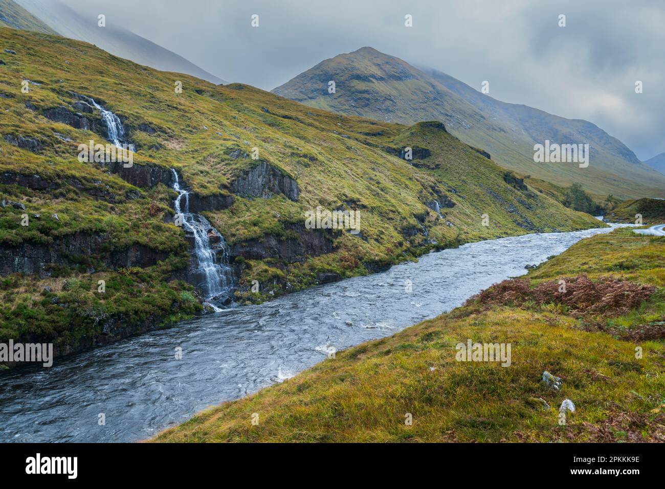 River Etive, Glencoe, Highlands, Scotland, United Kingdom, Europe Stock ...