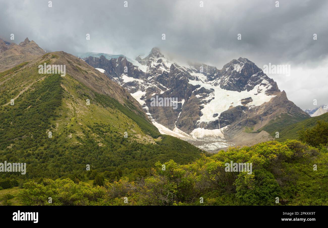 Paine Grande mountain in French Valley, Torres del Paine National Park ...