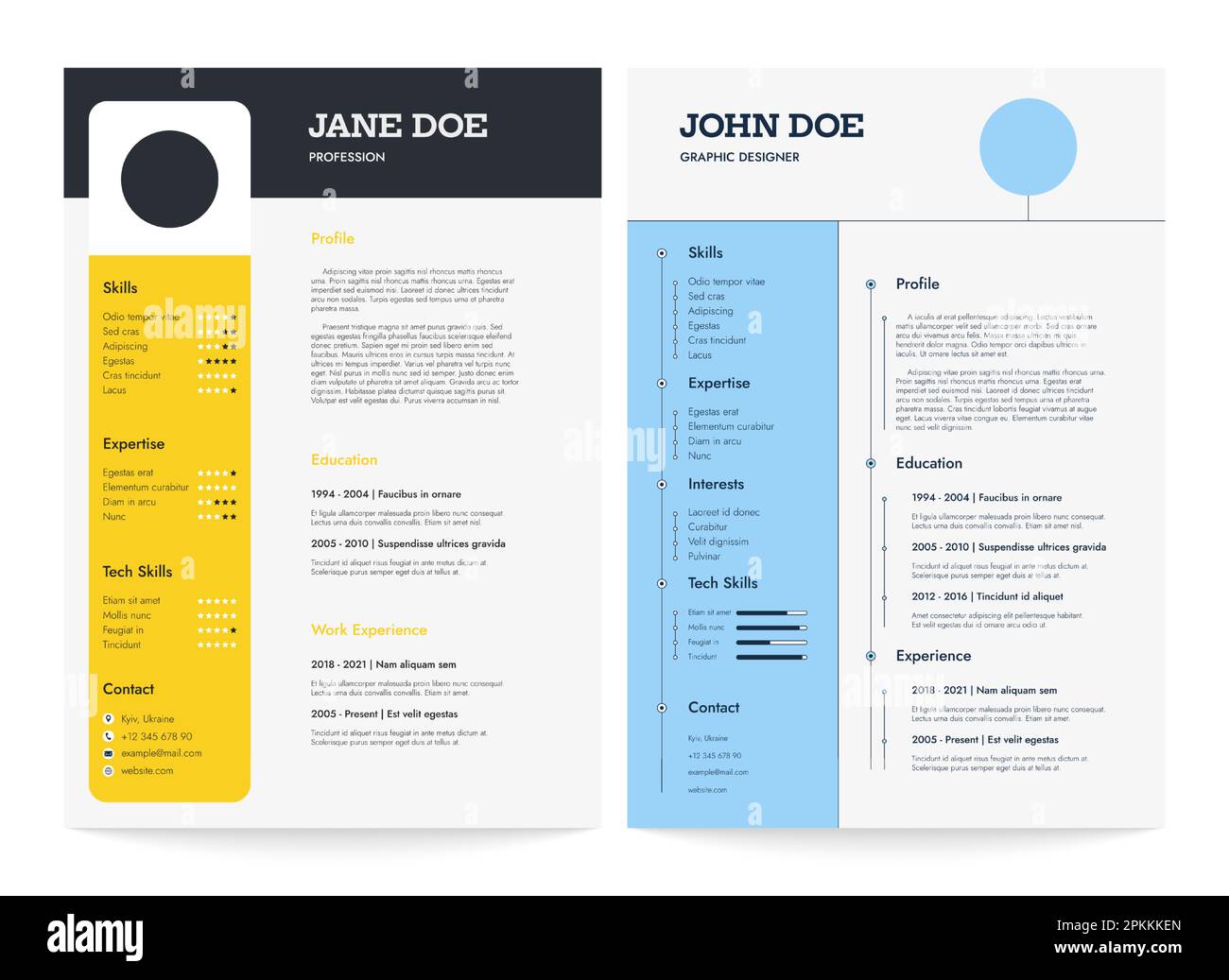 Simple Graphic Designer Resume