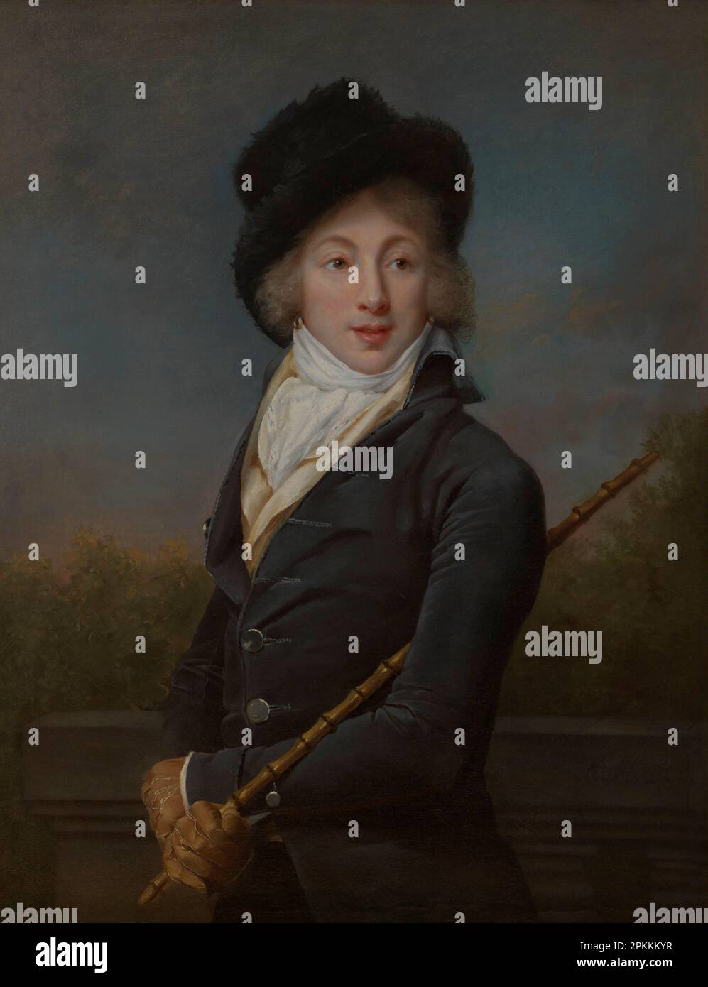 Portrait of Auguste Vestris (1760-1842), French dancer 1793 by Adele ...