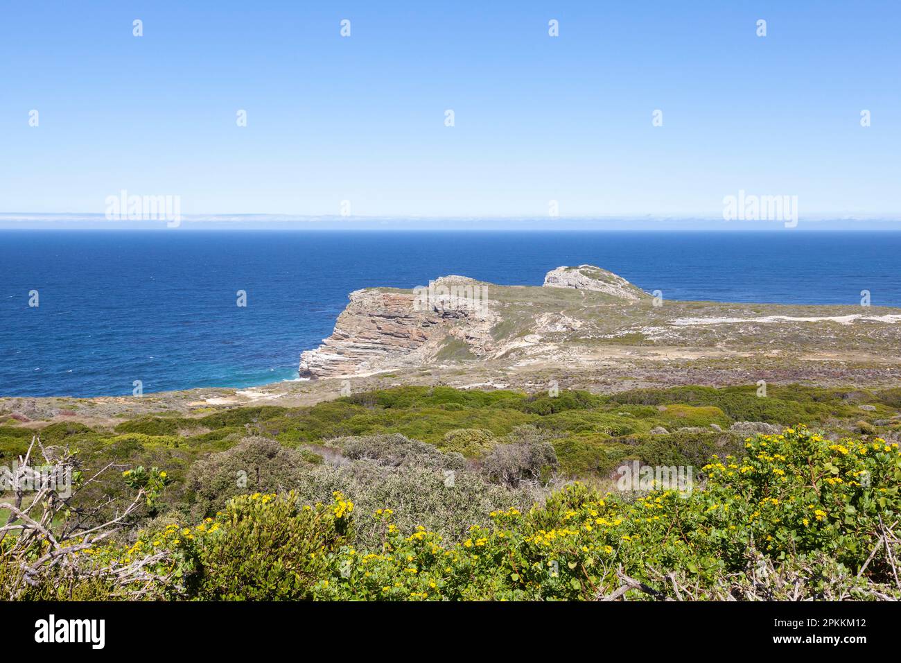 Landscape view of the Cape of Good Hope or Cape Point, Cape Town, South ...