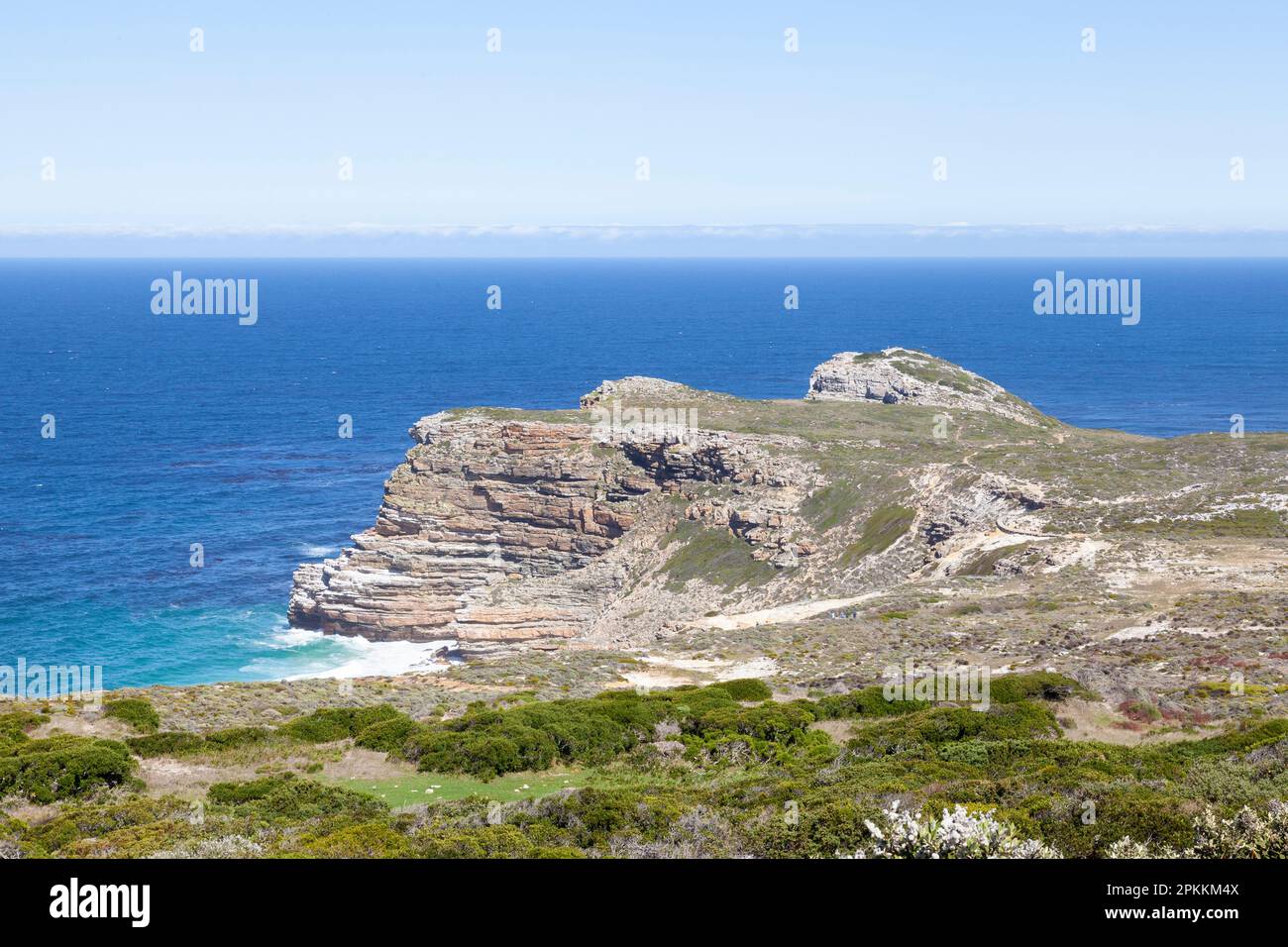Landscape view of the Cape of Good Hope promontory or Cape Point, Cape ...