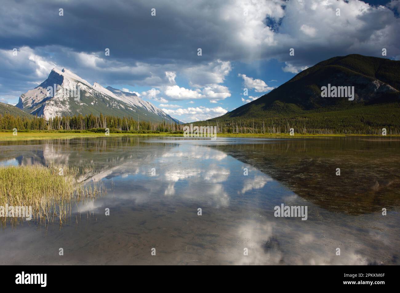 Mount Rundle and Vermillion Lakes, Banff National Park, UNESCO World ...