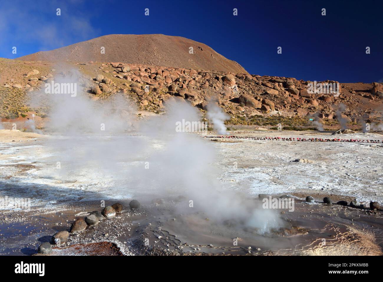 El Tatio Geyser Field, Atacama Desert Plateau, Chile, South America ...