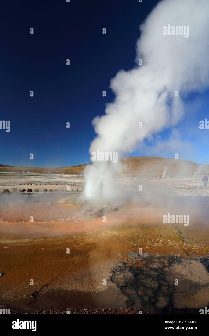 El Tatio Geyser Field, Atacama Desert Plateau, Chile, South America ...
