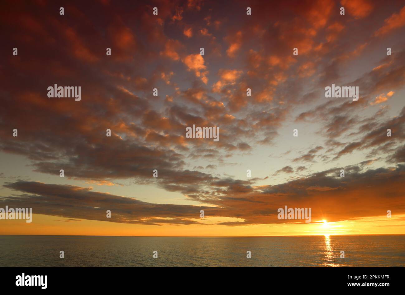 Midnight Sun off north west coast of Norway, Scandinavia, Europe Stock ...