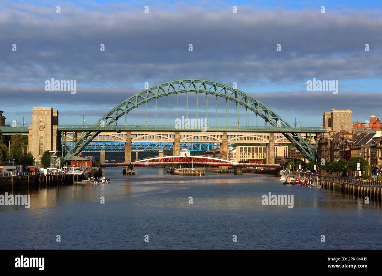 Bridges over the River Tyne, Newcastle-upon-Tyne, Tyne and Wear ...