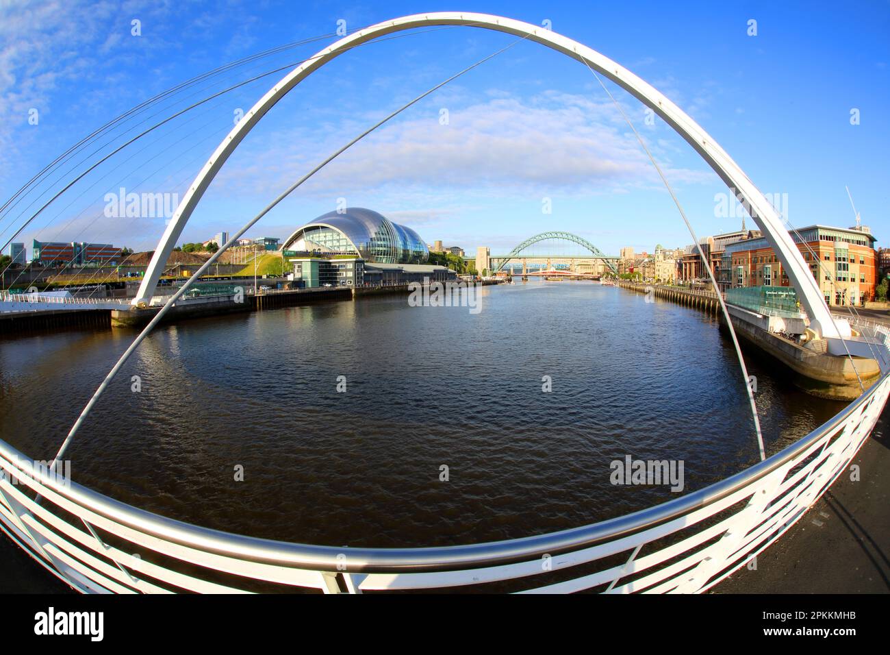 Gateshead Millennium Bridge, Newcastle-upon-Tyne, Tyne and Wear ...