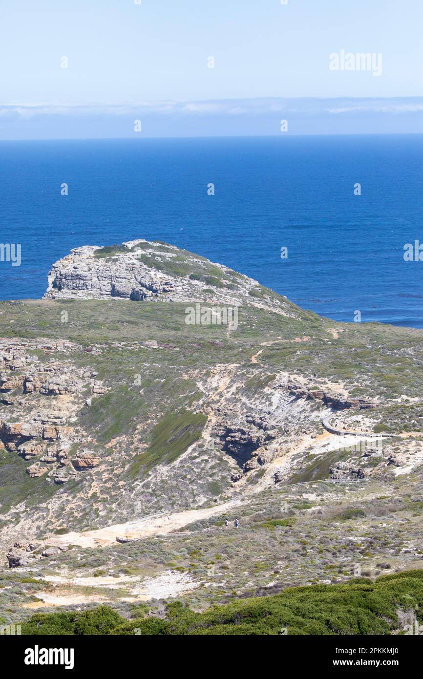 Hiking trail and boardwalk from Cape Point Lighthouse to the Cape of ...