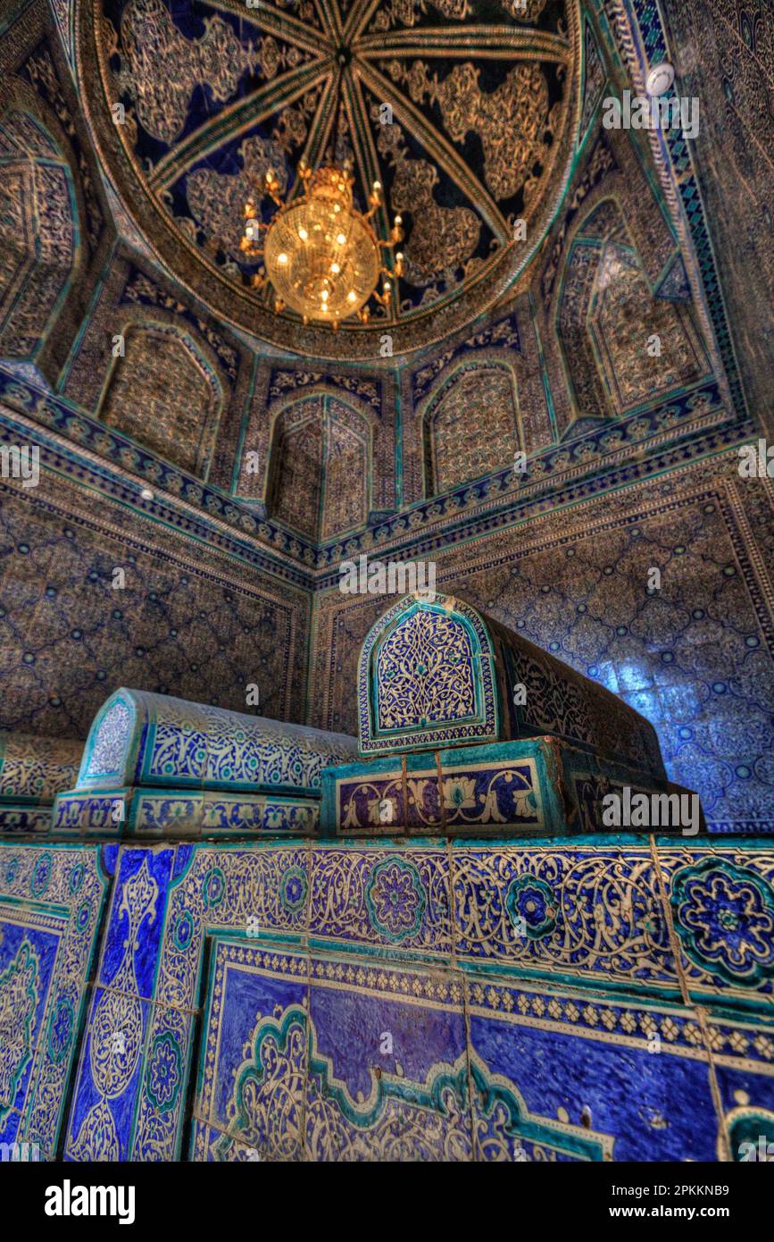 Tombs, Interior, Pakhlavon Mahmud Mausoleum, Ichon Qala (Itchan Kala ...