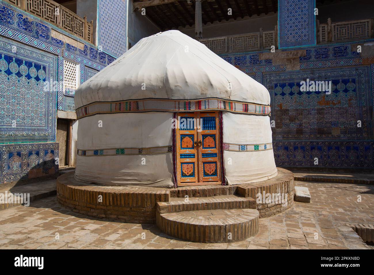 Yurt, Ishrat Khauli Courtyard (Public Court), Tash Khauli Palace, 1830 ...