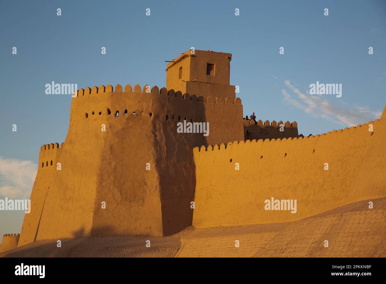 Fortress Wall, Ichon Qala (Itchan Kala), UNESCO World Heritage Site ...