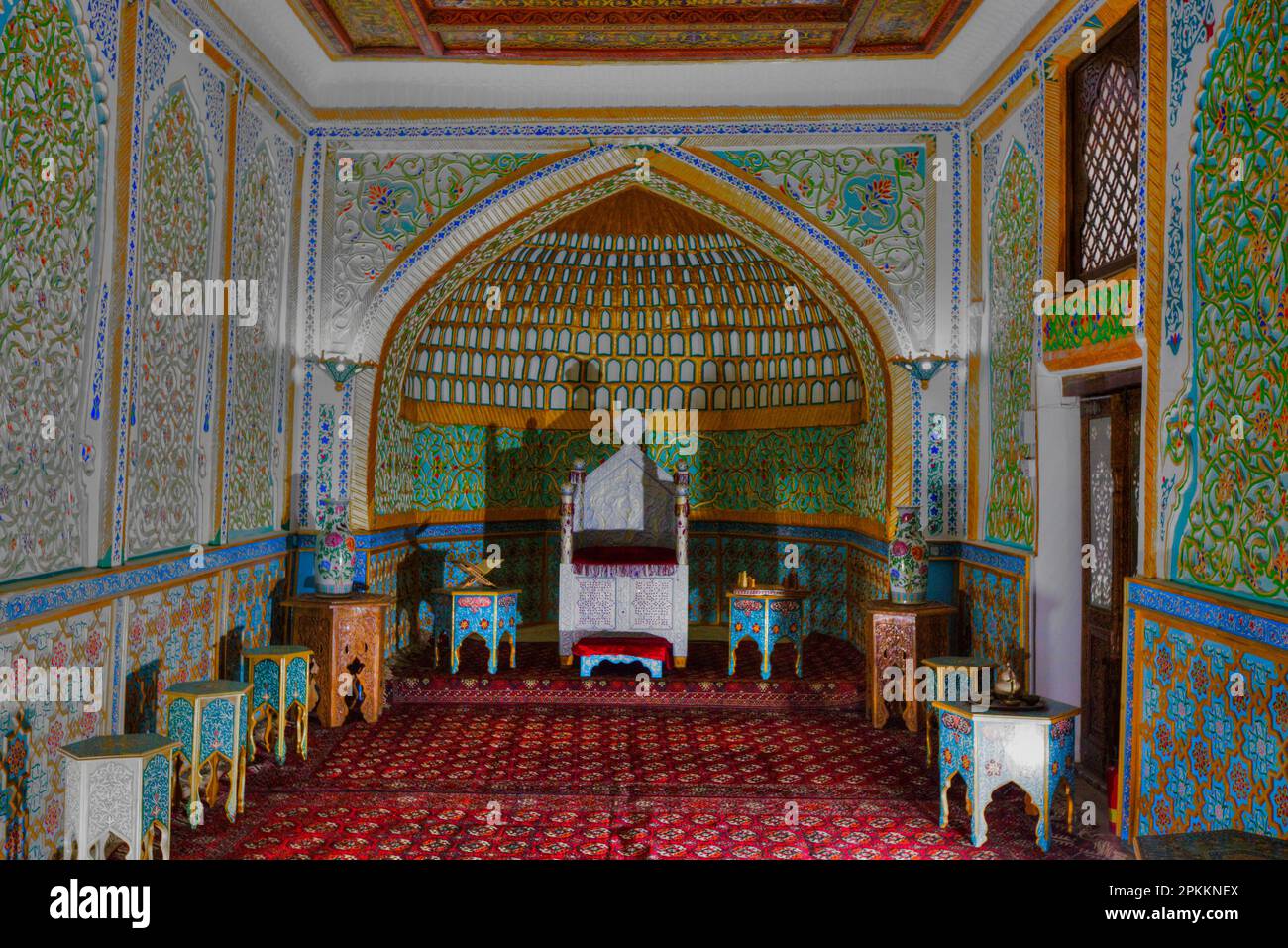 Kurinish Khana (throne room), Kunya Ark Citadel, Ichon Qala (Itchan ...