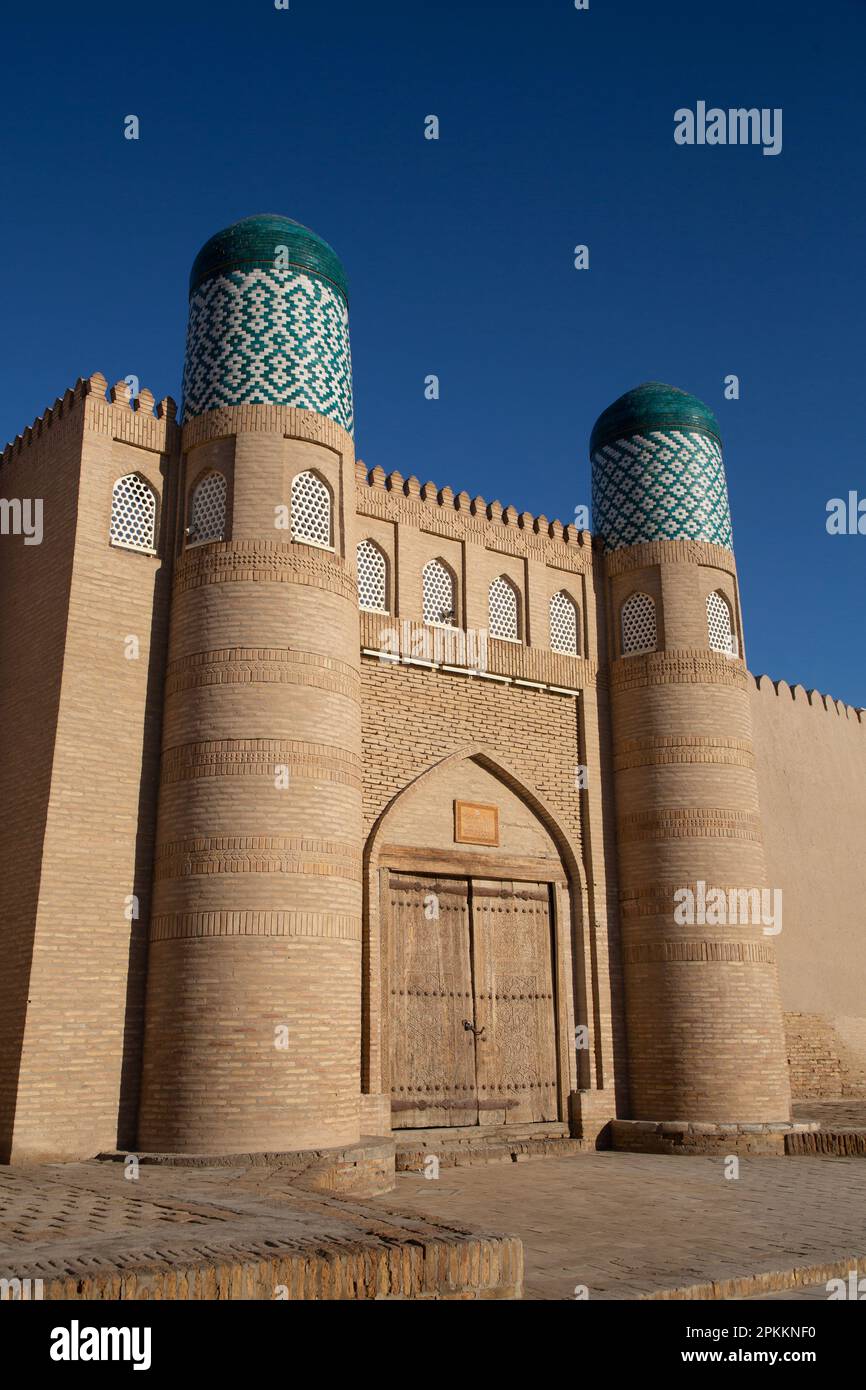 Entrance Gate, Kunya Ark Citadel, Ichon Qala (Itchan Kala), UNESCO ...