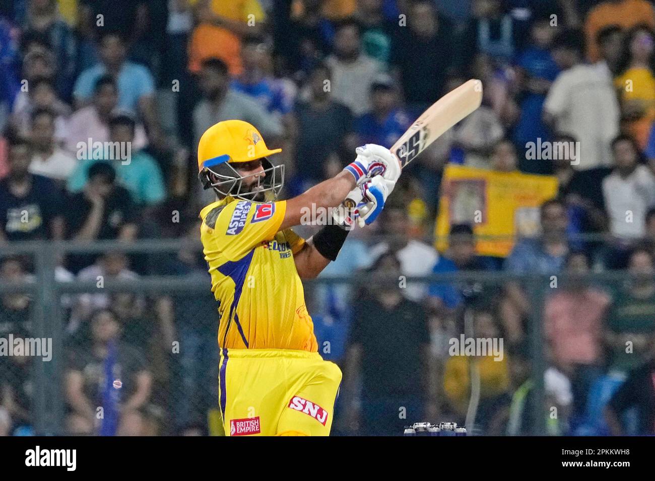 Chennai Super Kings Ajinkya Rahane bats during the Indian Premier ...
