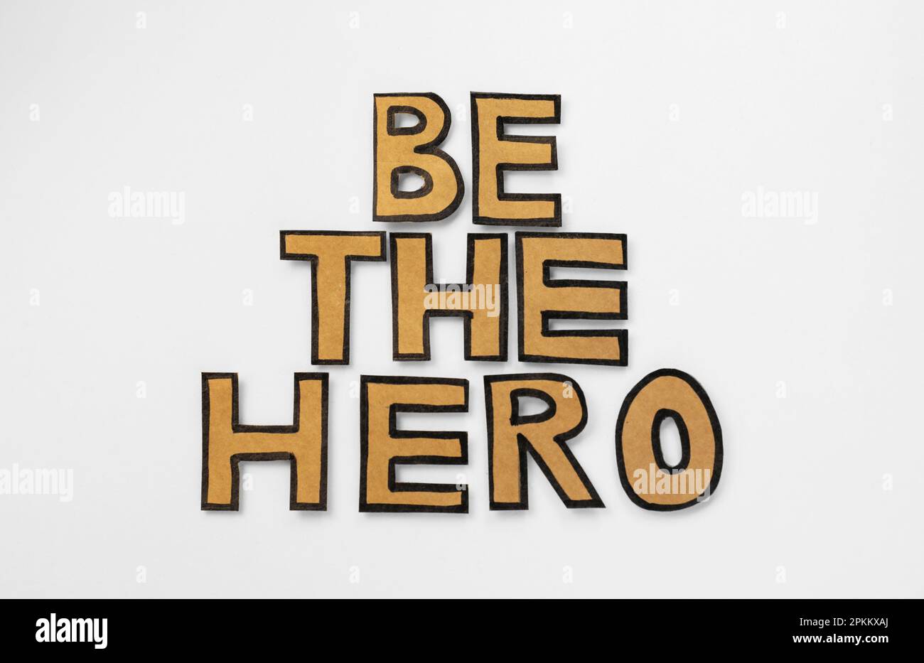 Cardboard letters hi-res stock photography and images - Alamy