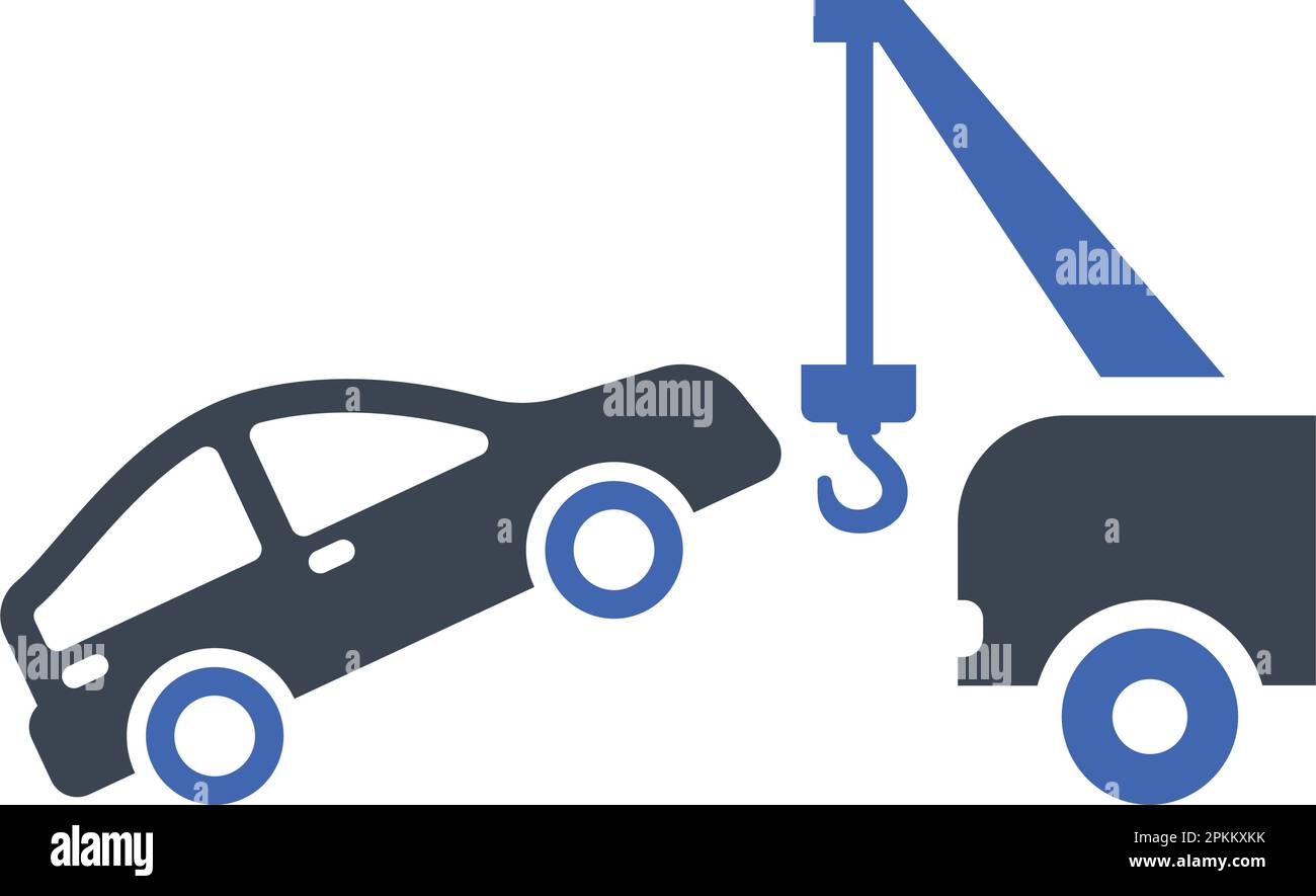 Car Towing Icon Stock Vector Image & Art - Alamy