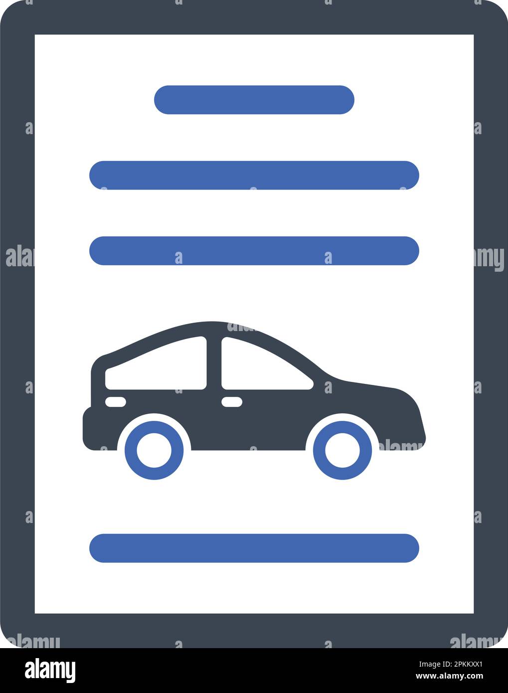 Auto Insurance Policy Icon Stock Vector Image & Art - Alamy