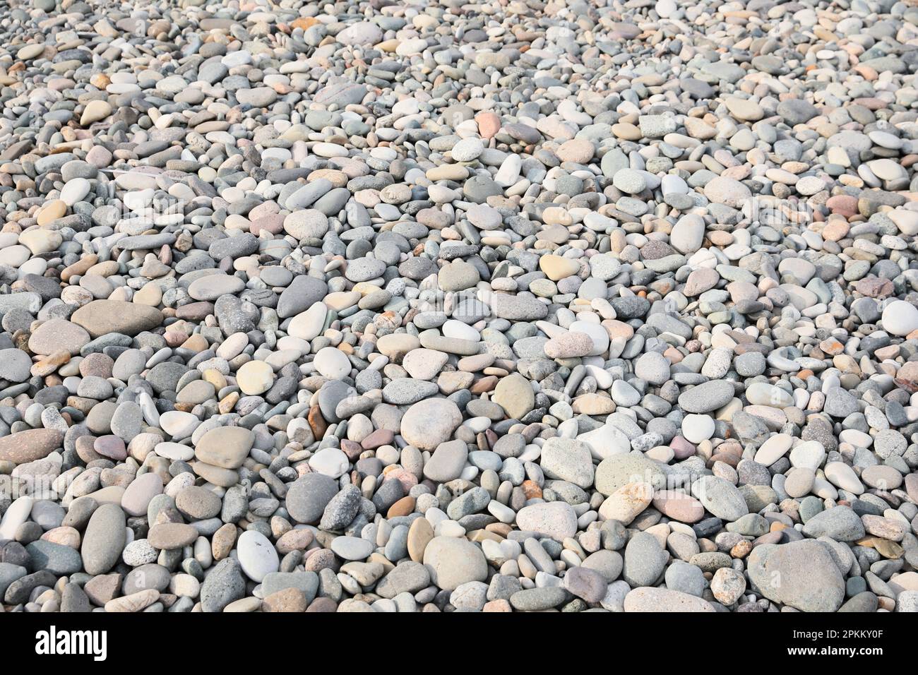 Pile of pebbles on shingle beach as background Stock Photo - Alamy