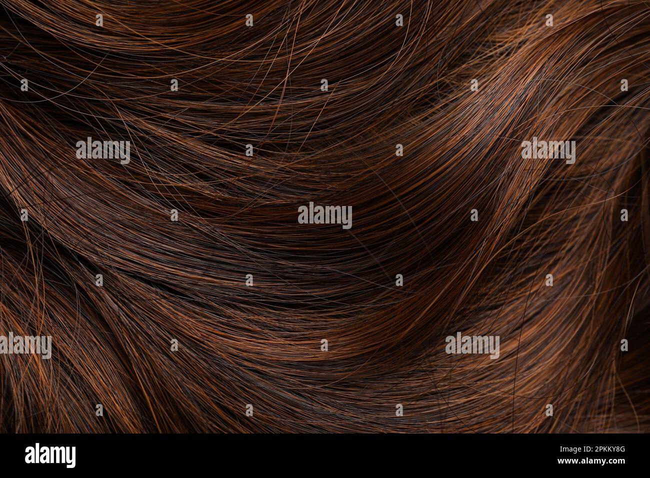 Beautiful brown hair as background, closeup view Stock Photo - Alamy