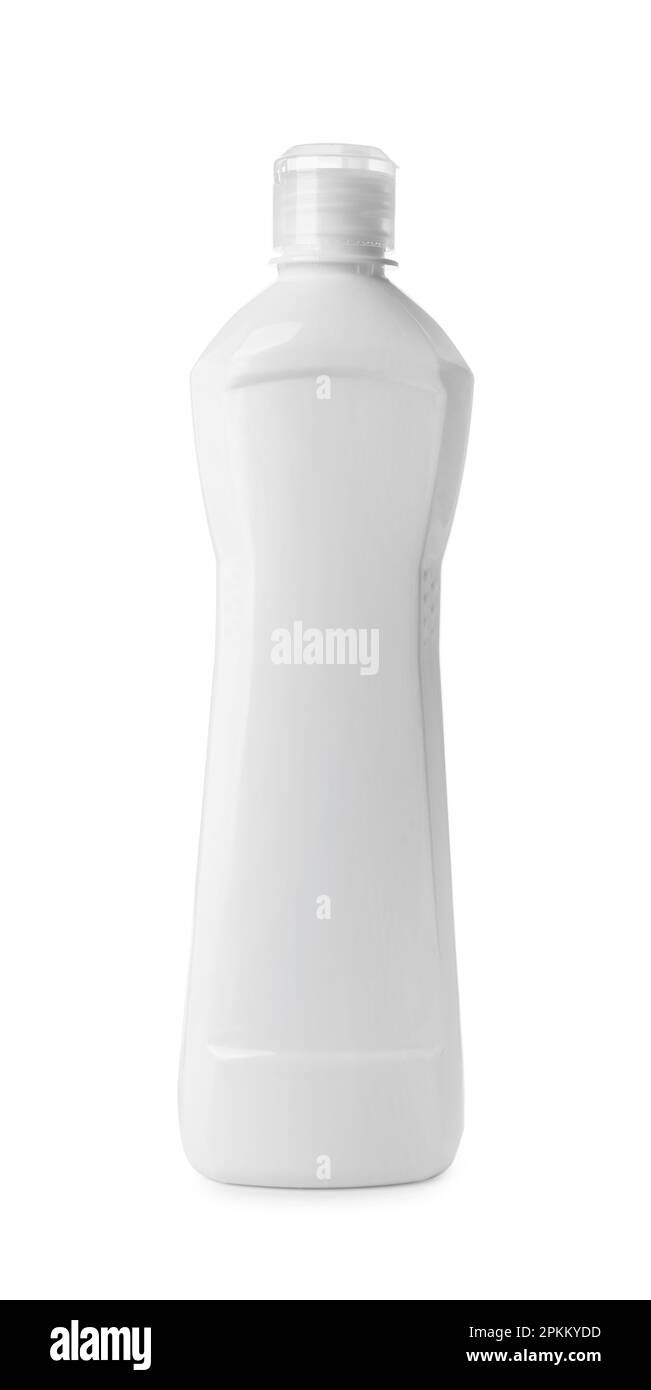 Bottle of detergent isolated on white. Cleaning supply Stock Photo - Alamy