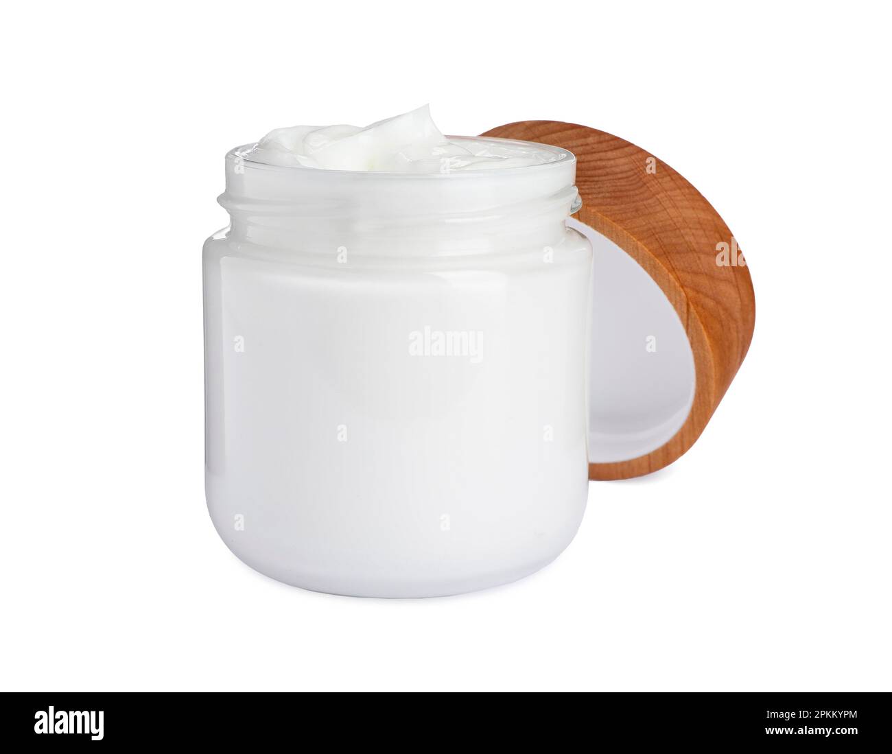 Jar of face cream isolated on white Stock Photo - Alamy