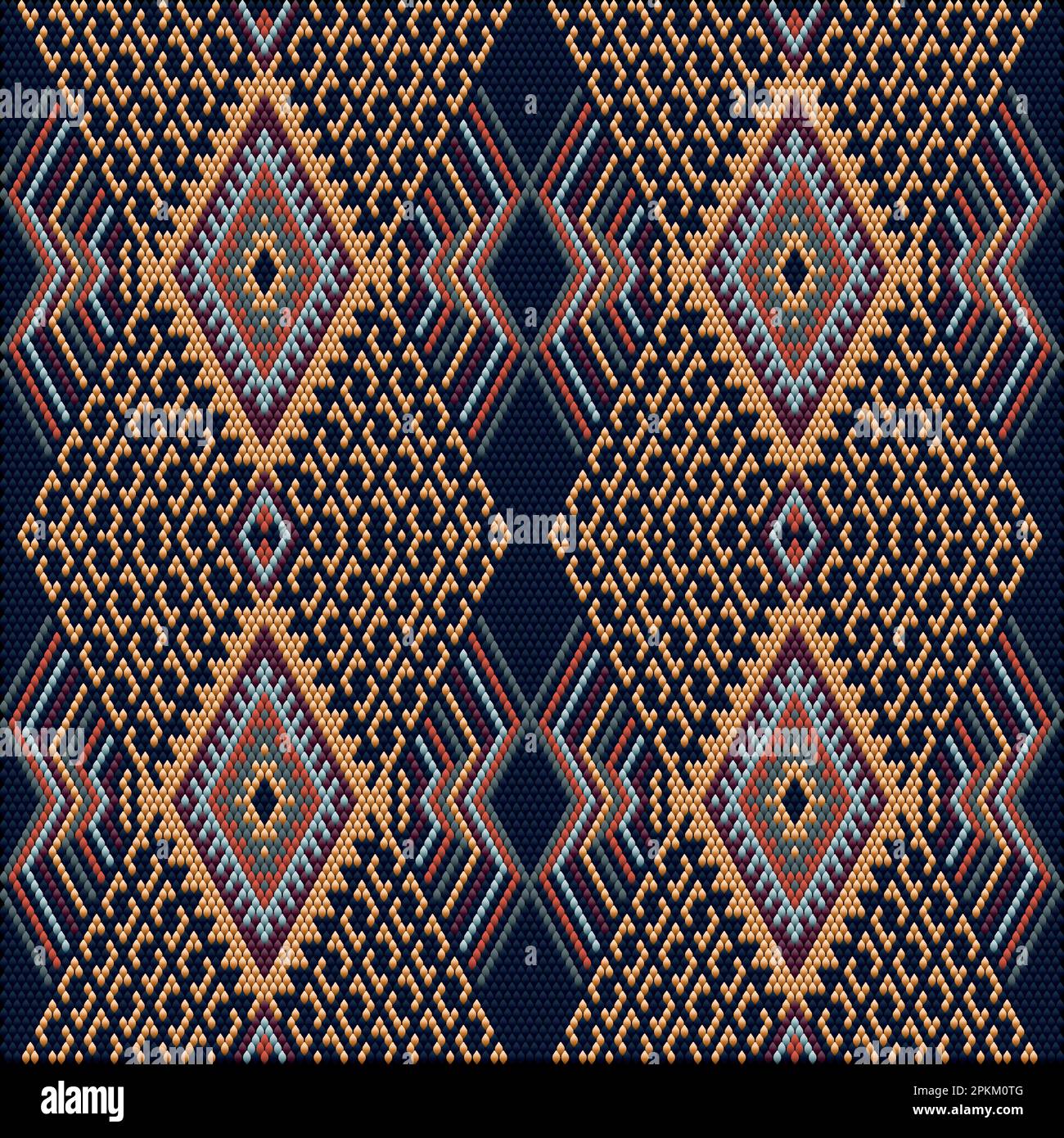 Abstract seamless pattern stylized as artificial intelligence ...