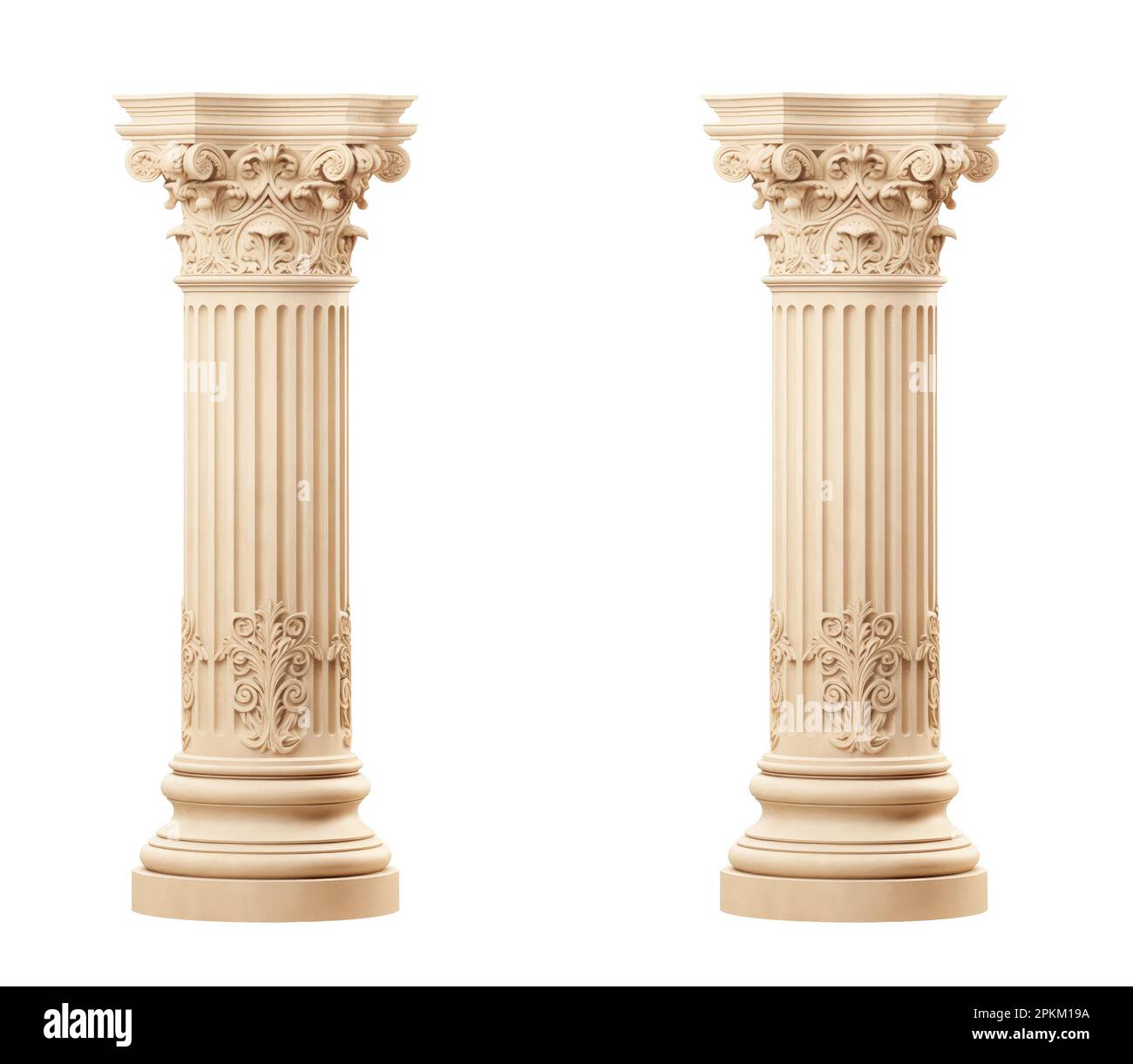 Corinthian ionic columns Cut Out Stock Images & Pictures - Alamy