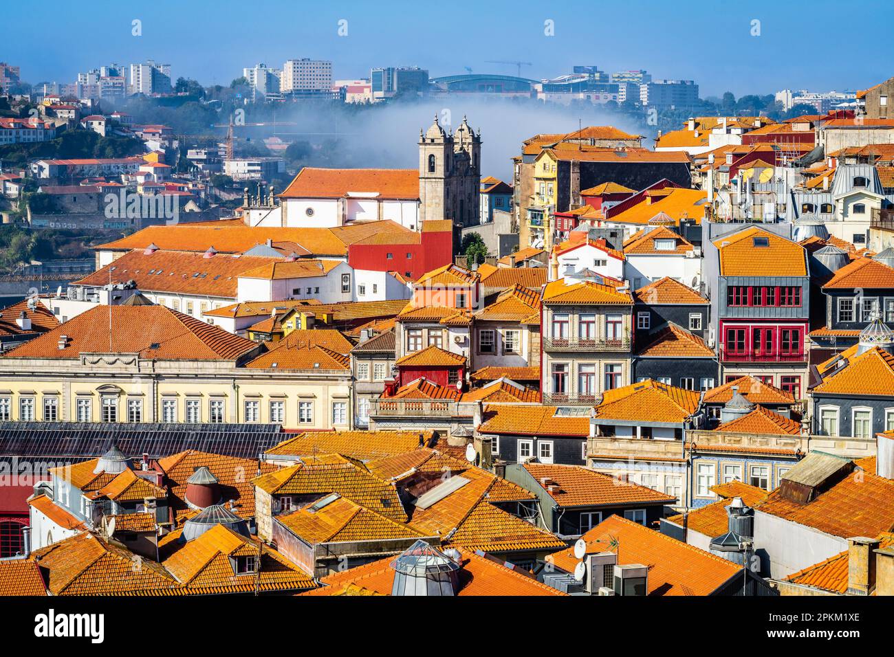 Porto, October 12, 2022. View of the Portuguese city of Porto Stock ...