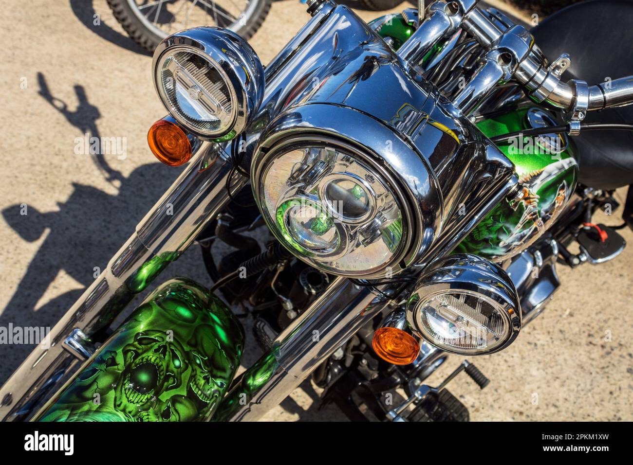 Harley Davidson. Kirkby Stephen Easter Rally 2023 Stock Photo - Alamy
