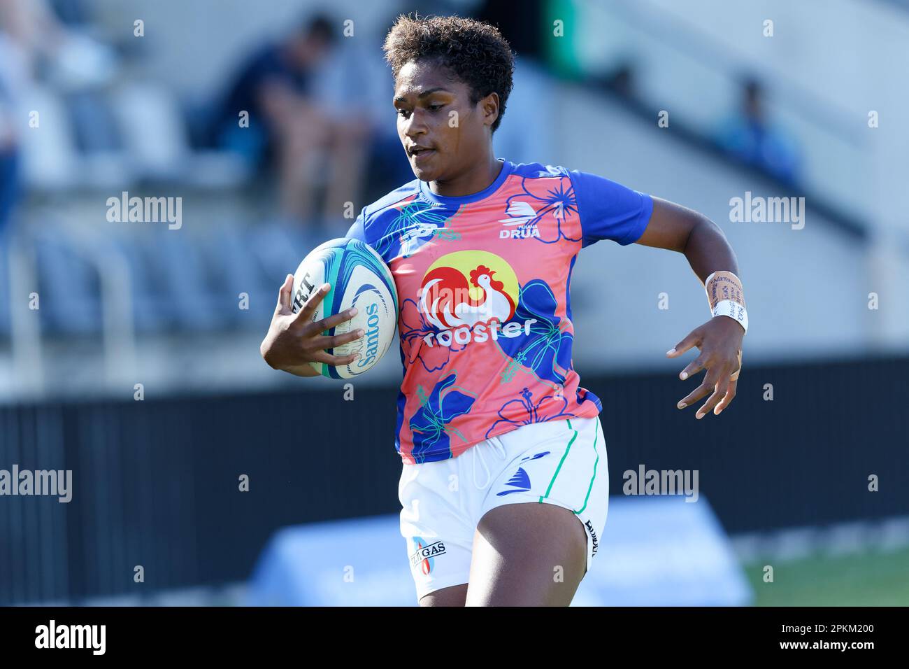 Adita Milinia of Fijiana Drua warms up before the Buildcorp Super W ...
