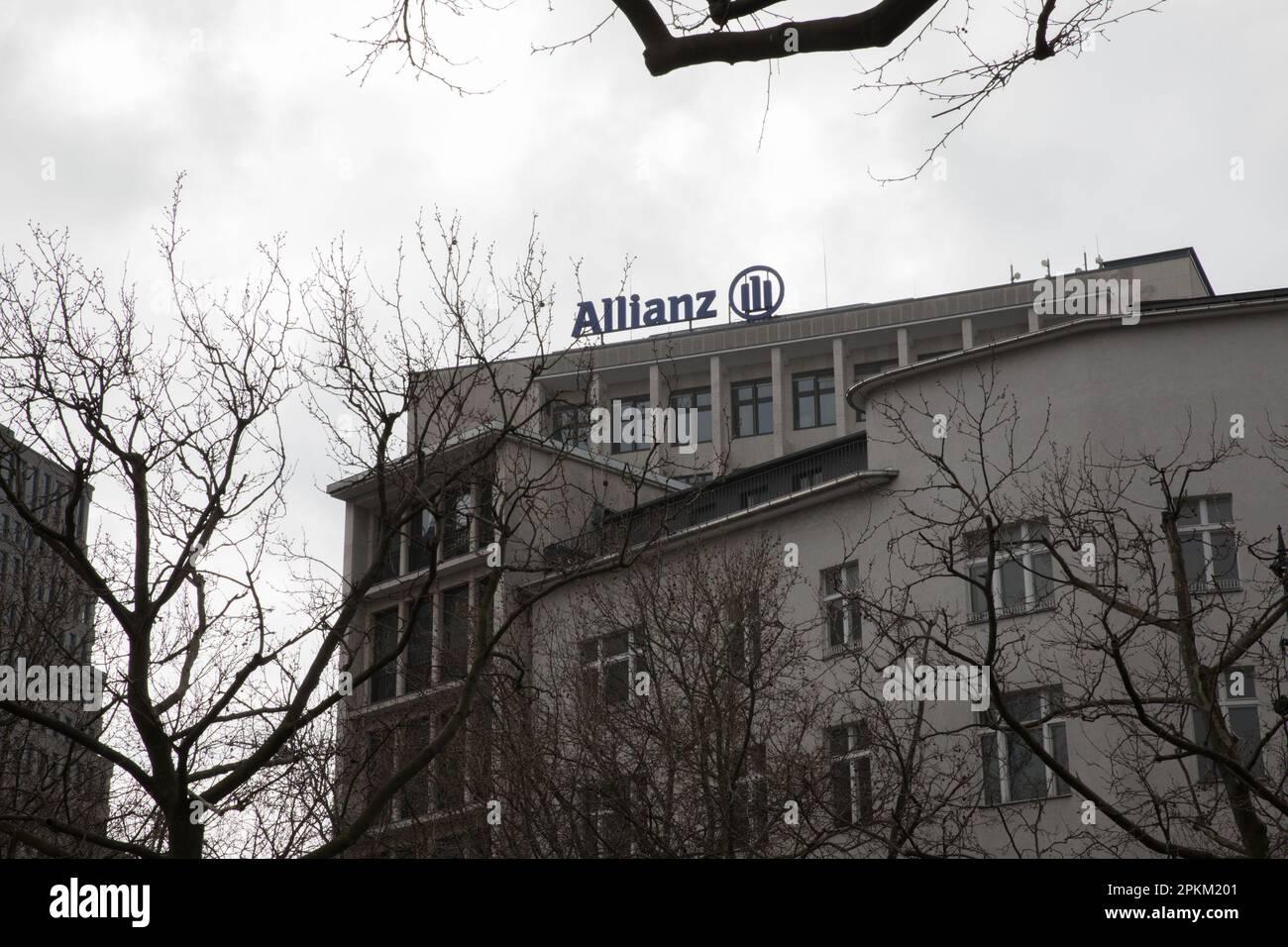 Berlin, Germany. 8th Apr, 2023. Allianz building in Berlin on April 8 ...
