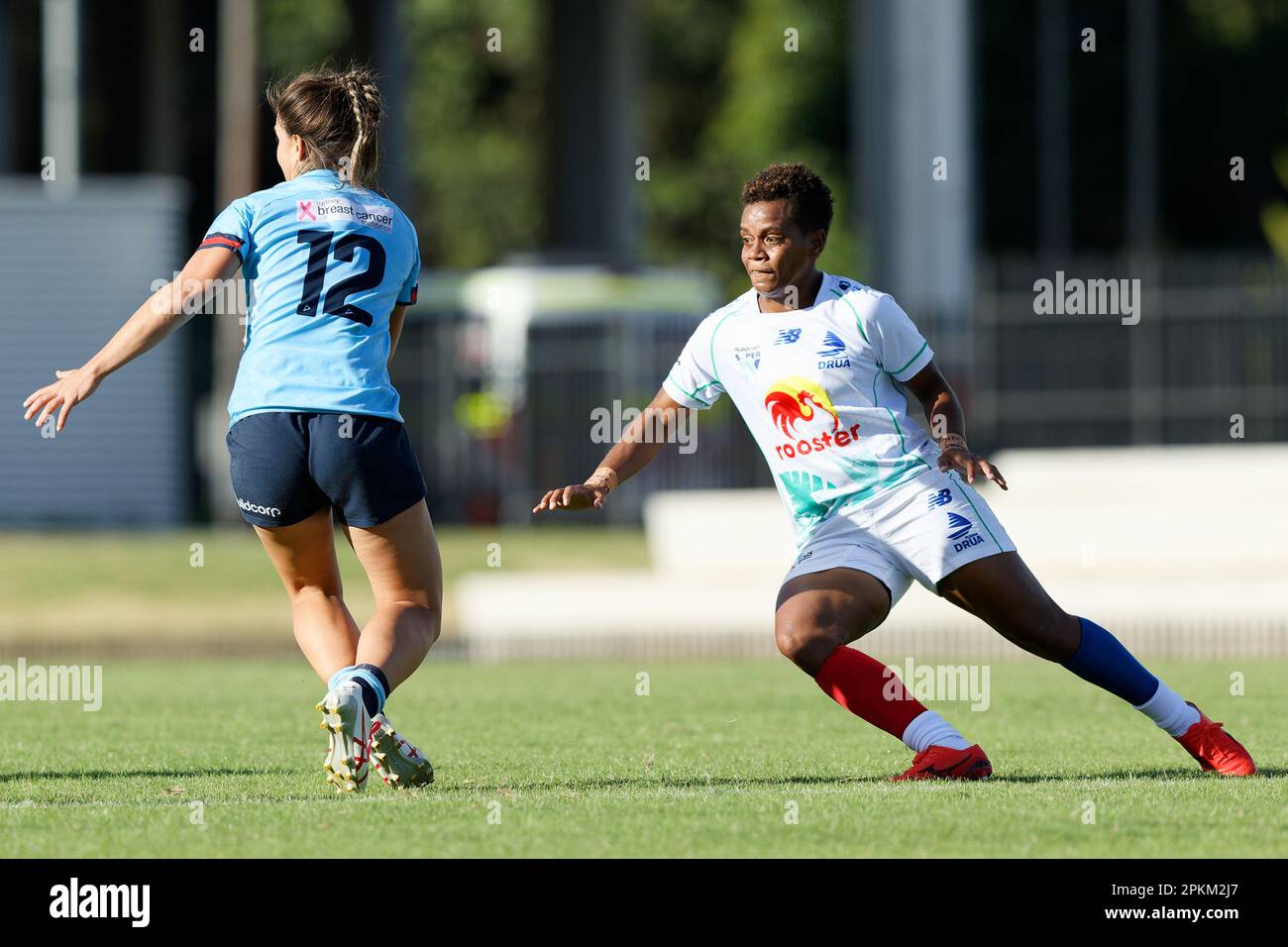 Lavenia Tinai of Fijiana Drua in action during the Buildcorp Super W ...