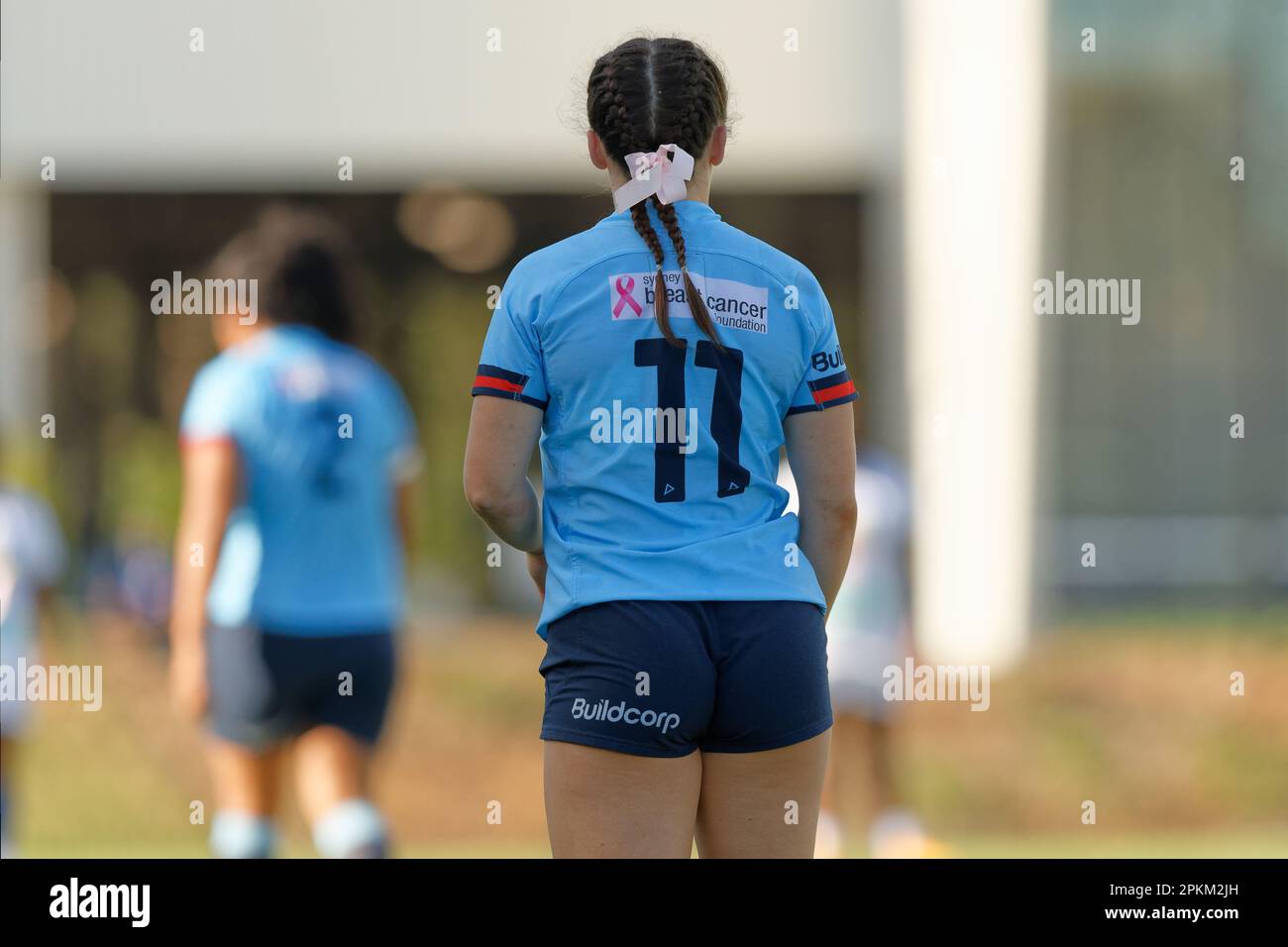 Desiree Miller of the Waratahs looks on during the Buildcorp Super W ...