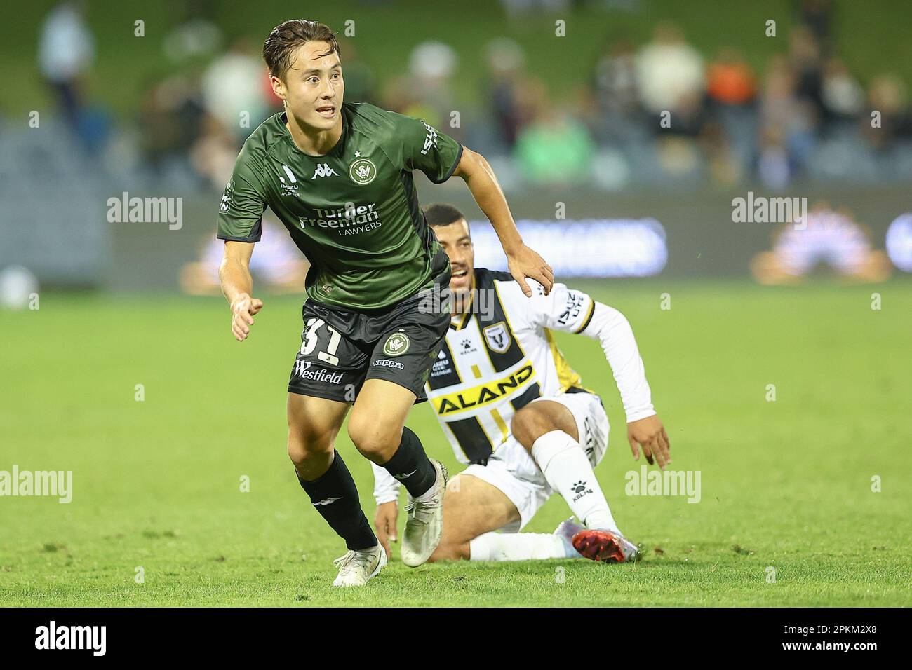 8th April 2023; Campbelltown Stadium, Sydney, NSW, Australia: A-League Football, Macarthur FC ...