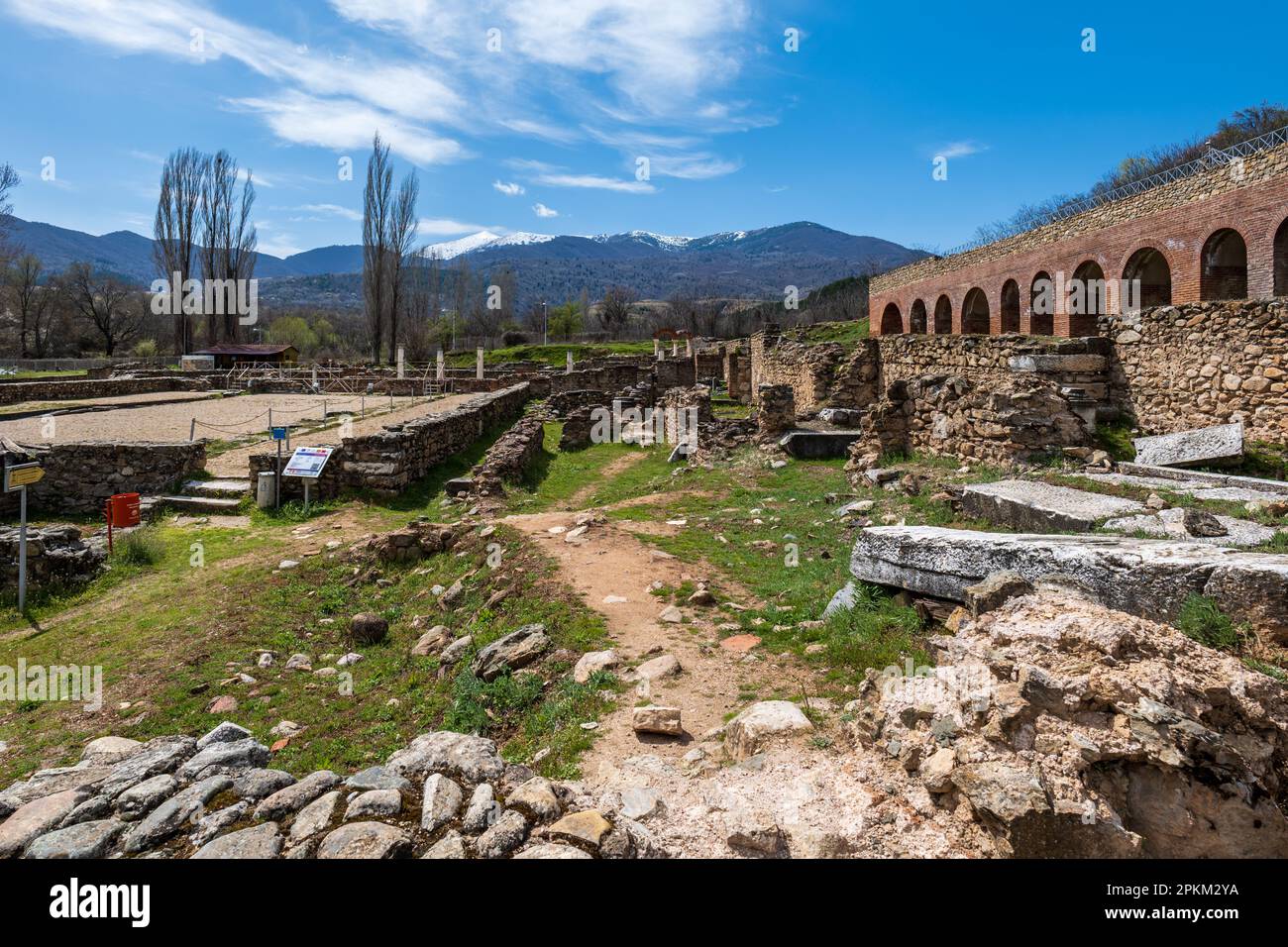 Heraclea Lyncestis ancient ruins with theatre in Bitola, North ...