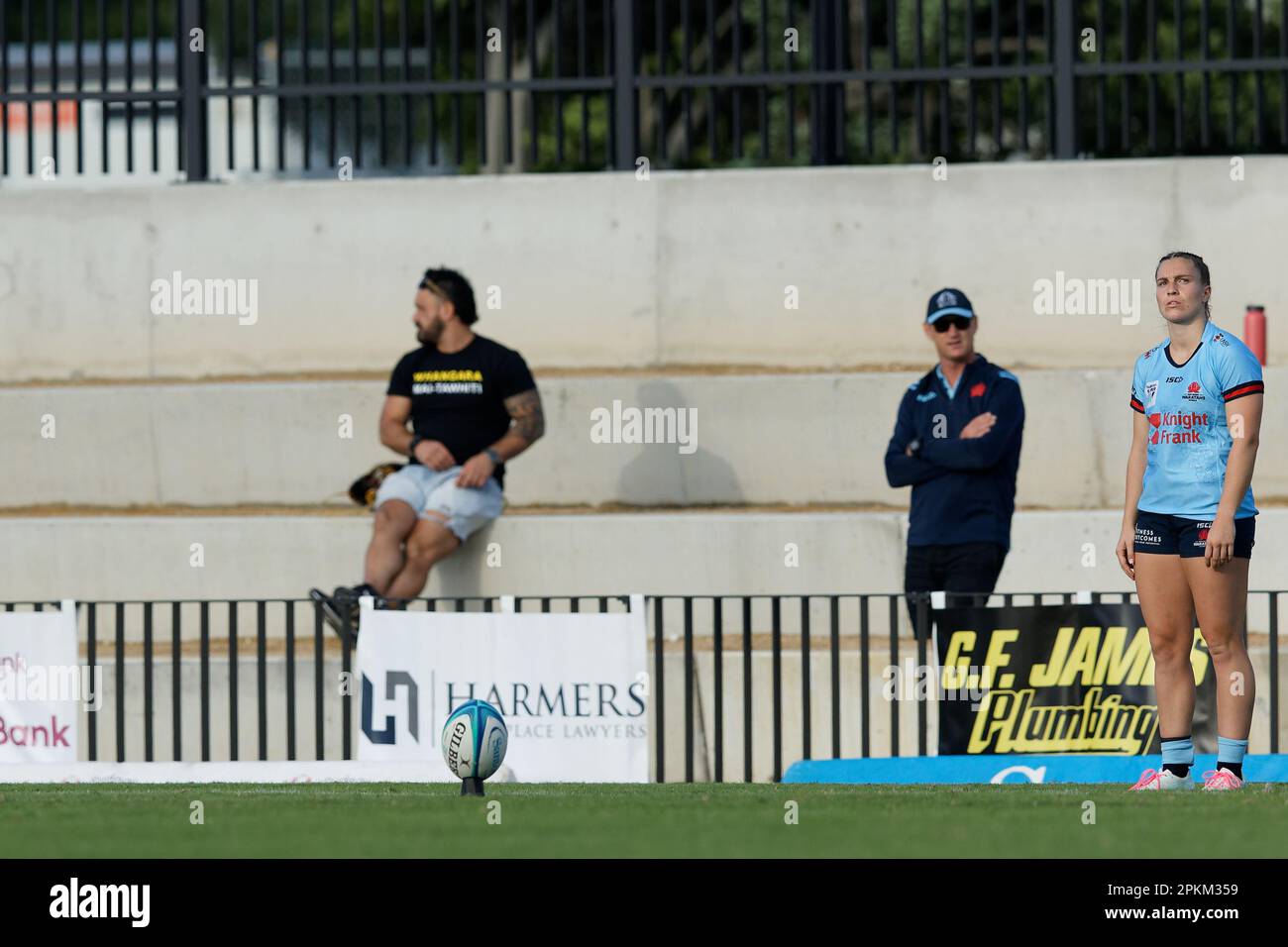 Ella Ryan of the Waratahs prepares to kick a conversion during the ...