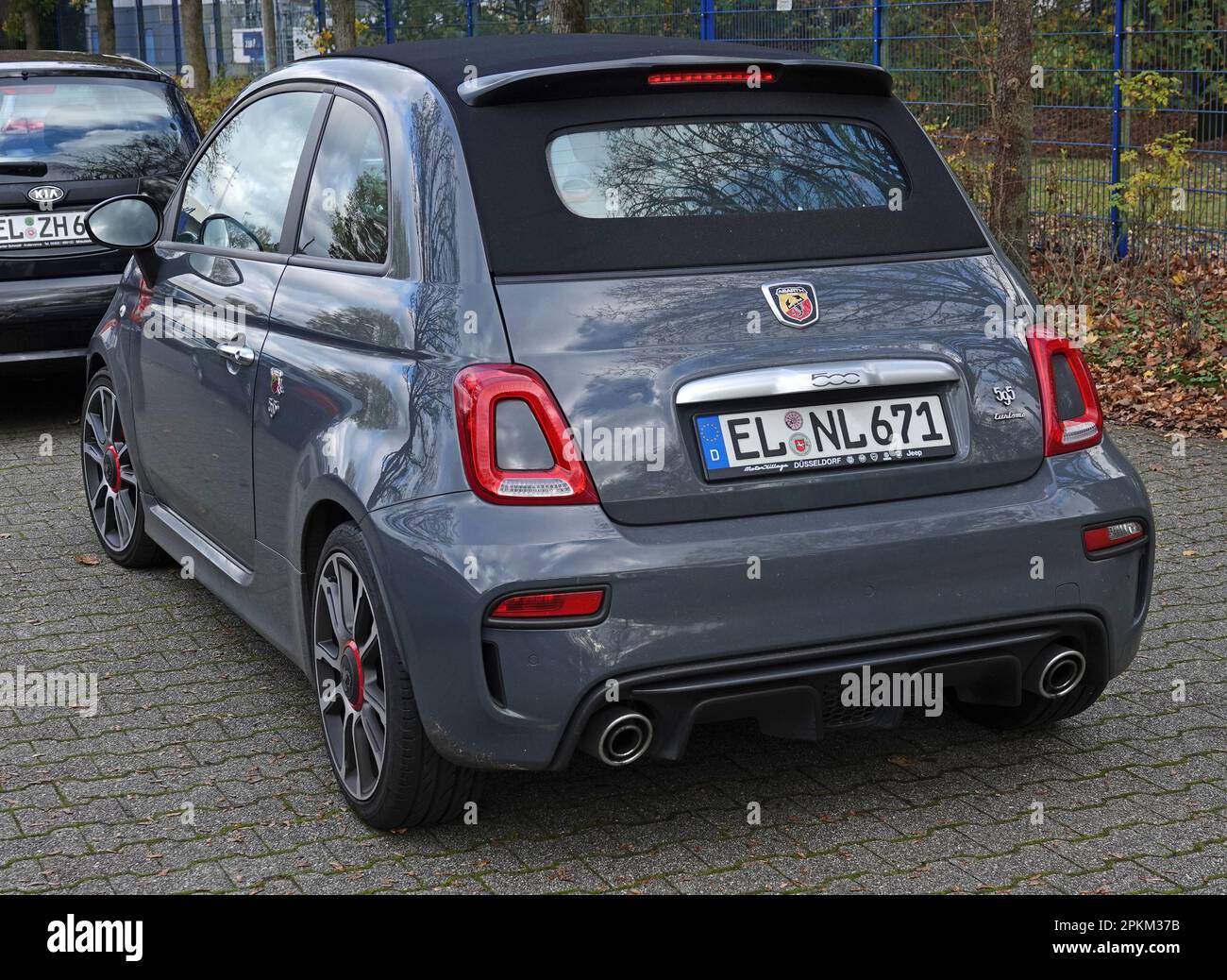Fiat 500 Abarth Grey Convertible