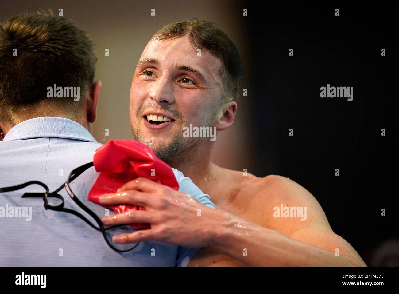 Daniel Jervis after winning the Men's 800m Freestyle on day five of the ...