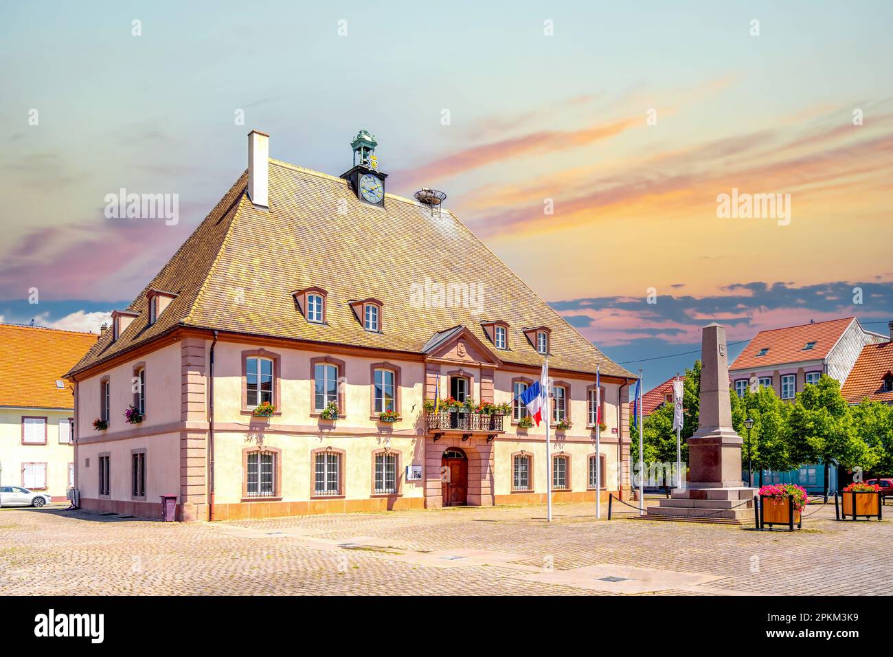 Old city of Neuf Brisach, France Stock Photo - Alamy