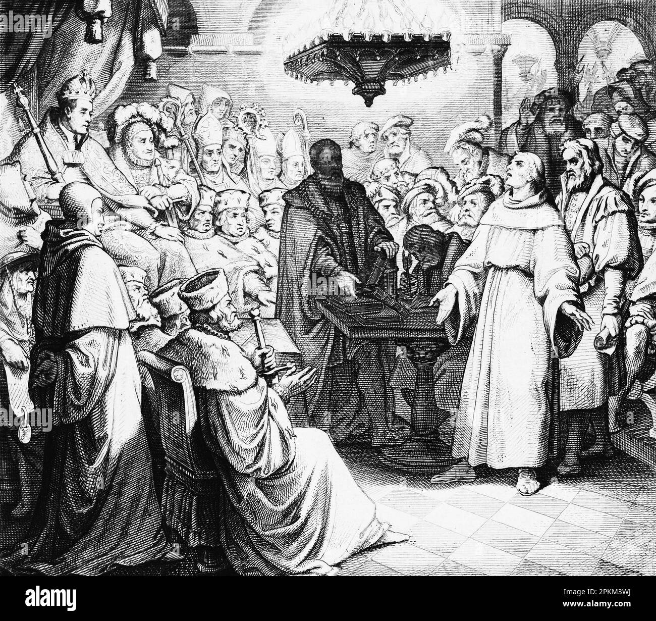 The Diet of Worms in 1521, Reichstag von Worms, Luther defending before ...