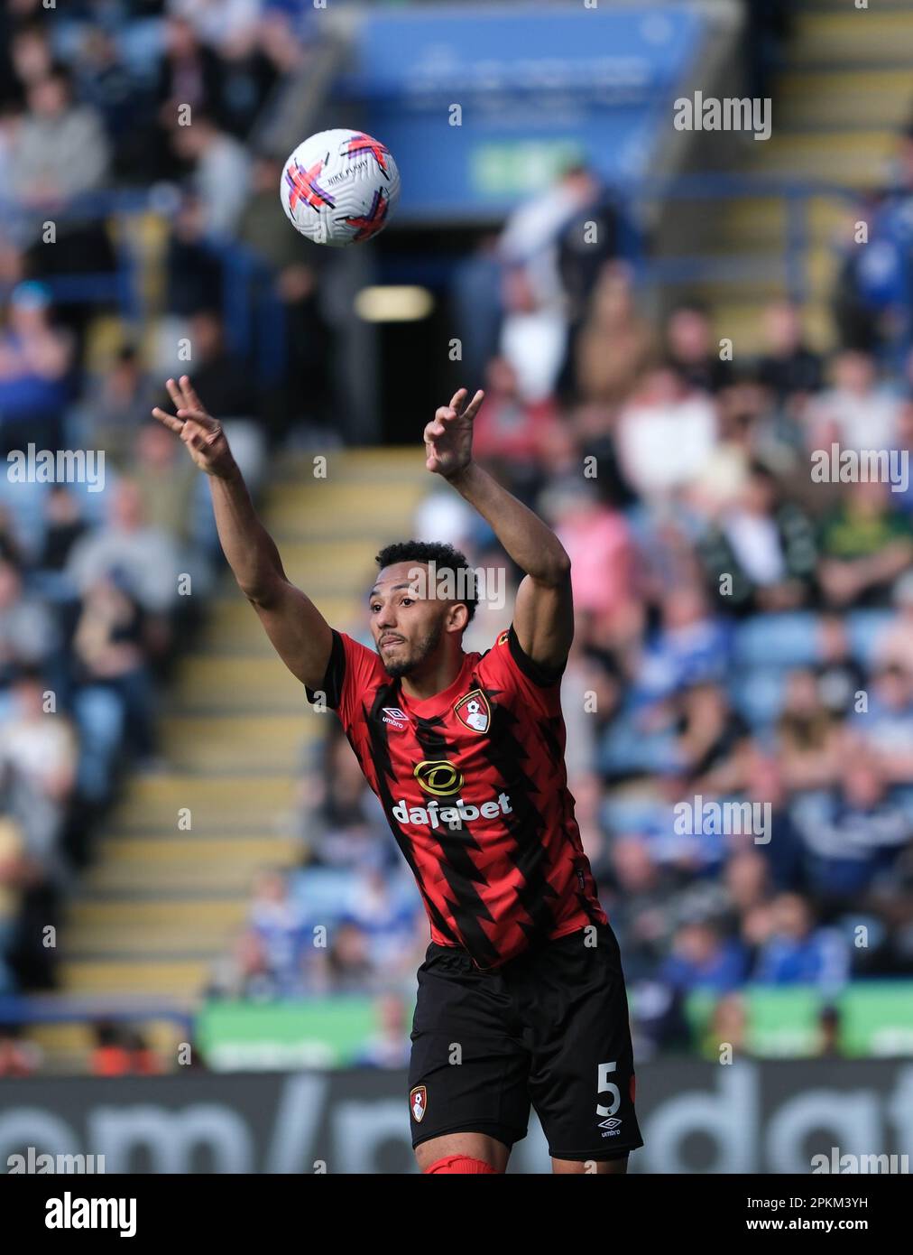 King Power Stadium, Leicester, UK. 8th Apr, 2023. Premier League Football, Leicester City versus ...