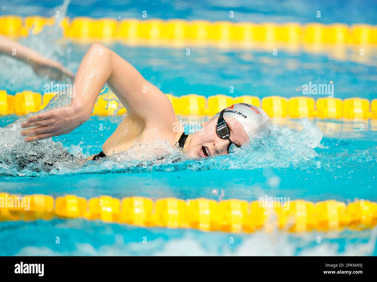 Eleanor Kay in action in the Women's 400m Freestyle Junior Final on day ...