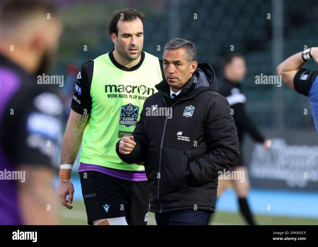 Glasgow Warriors head coach Franco Smith before the EPCR Challenge Cup ...