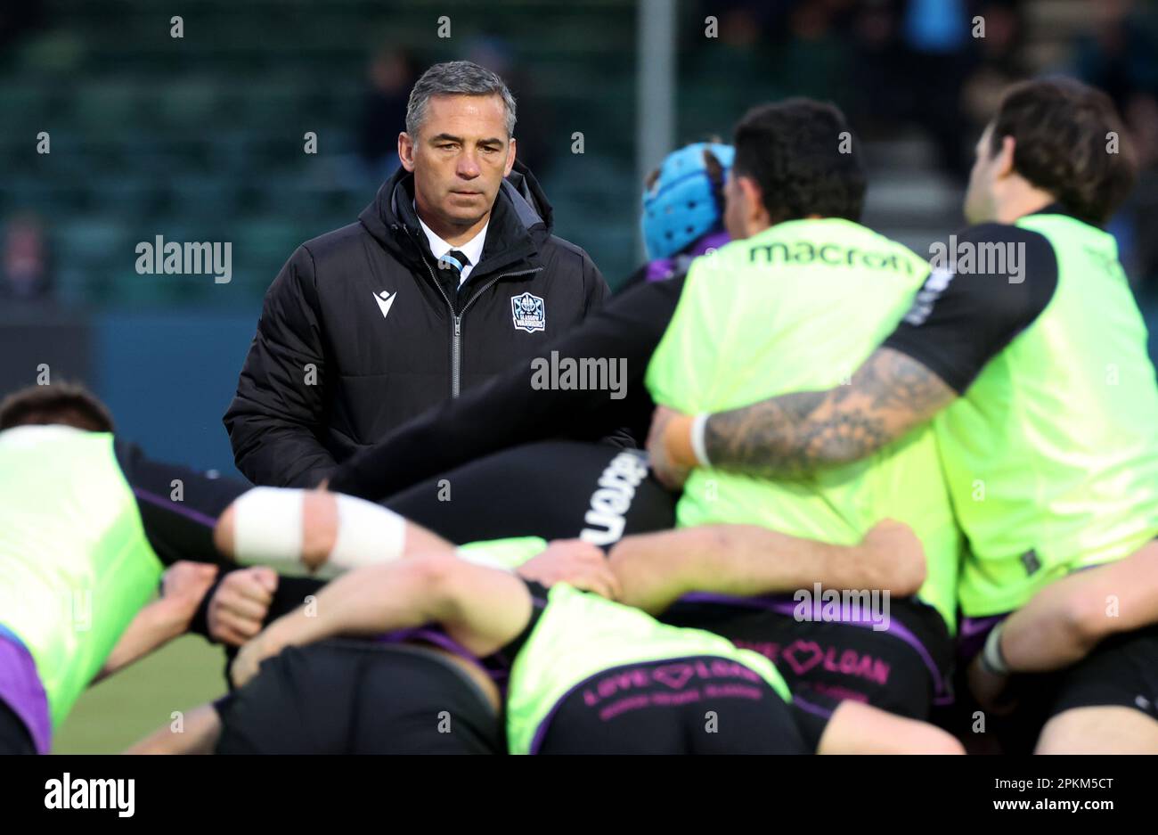 Glasgow Warriors head coach Franco Smith before the EPCR Challenge Cup ...