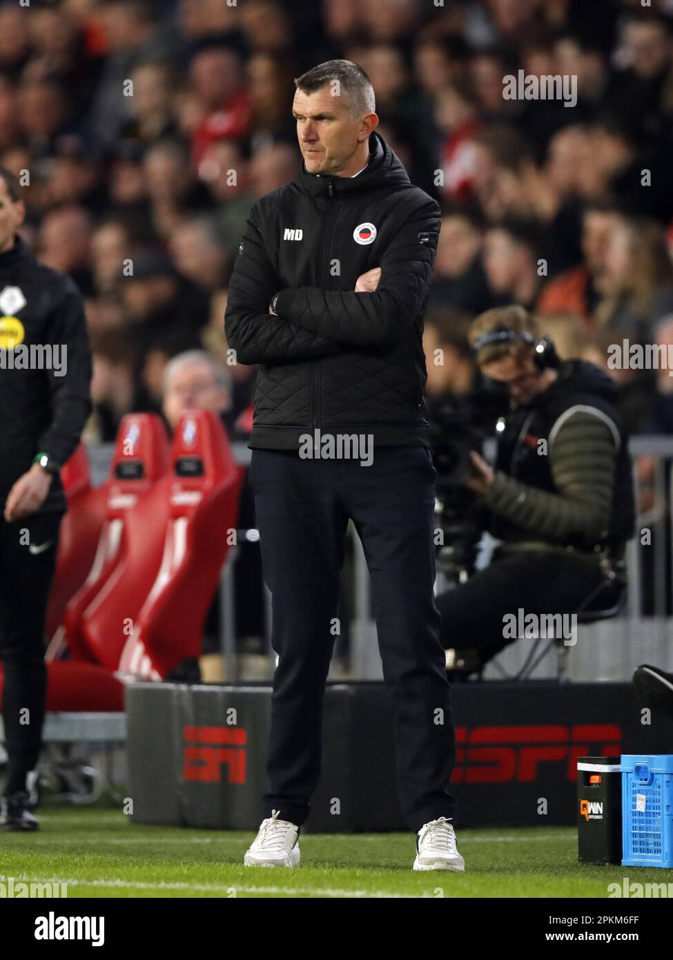EINDHOVEN - sbv Excelsior coach Marinus Dijkhuizen during the Dutch ...