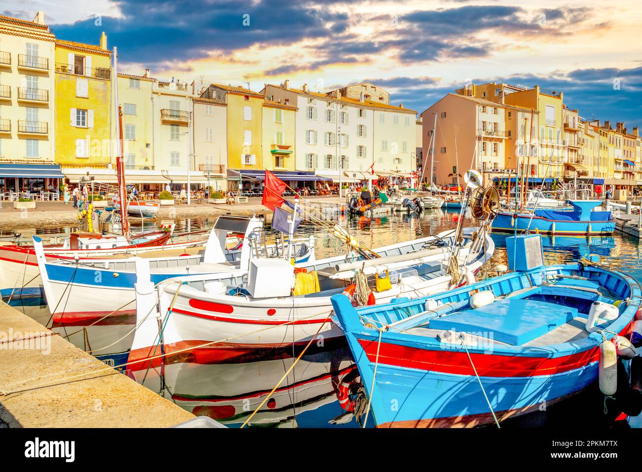 Harbour of Saint Tropez, France Stock Photo - Alamy