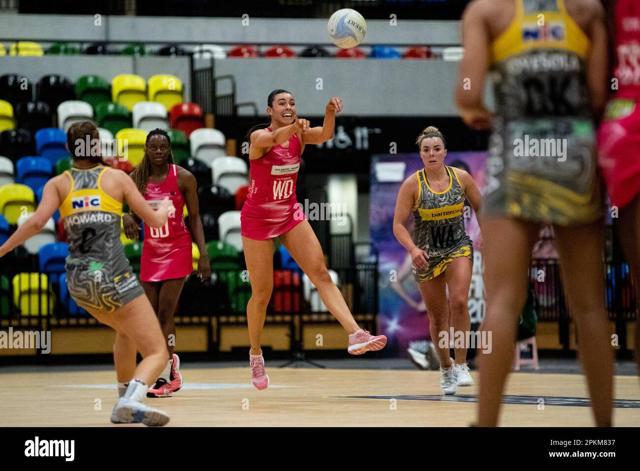 London, UK. 8th April, 2023. Ellie Rattu of London Pulse in action ...