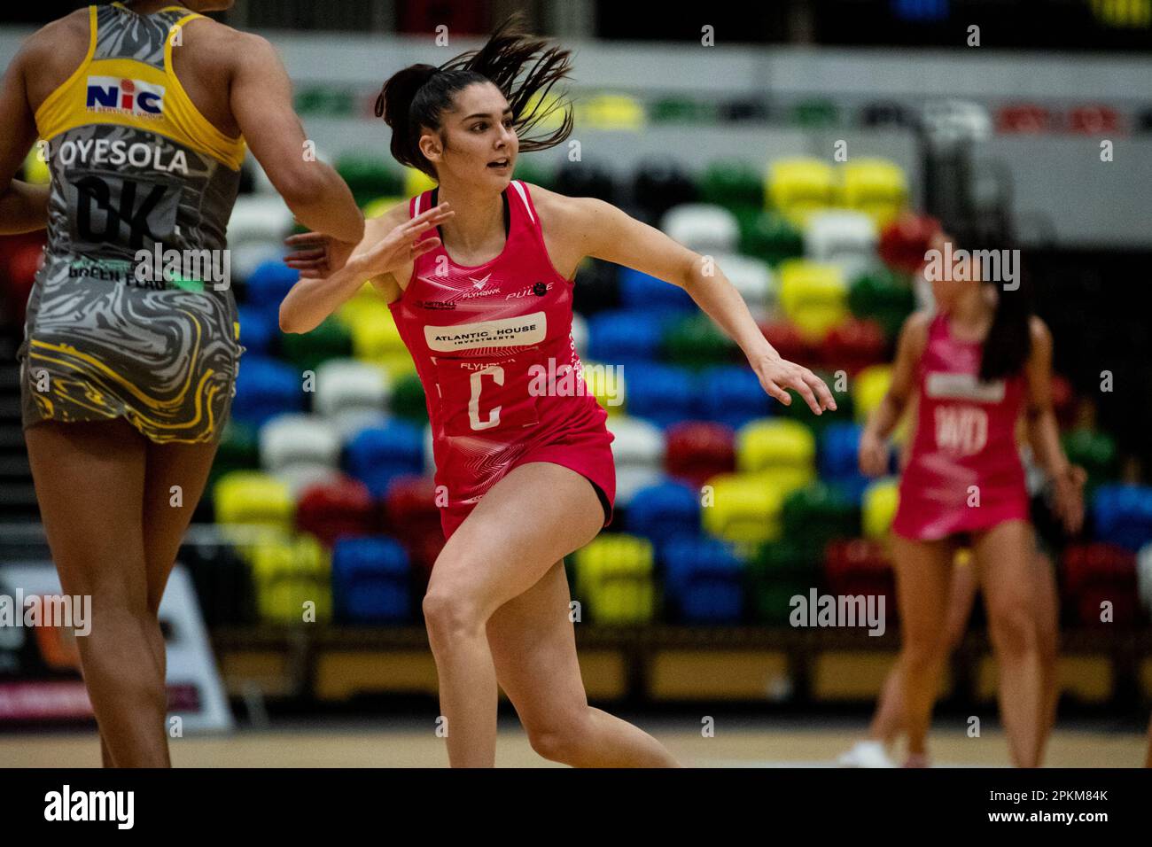 London, UK. 8th April, 2023. Ellie Rattu of London Pulse in action ...