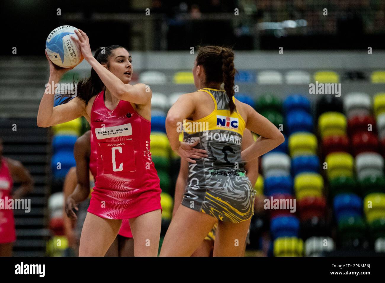 London, UK. 8th April, 2023. Ellie Rattu of London Pulse in action ...